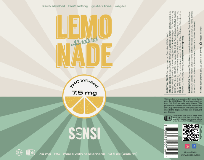 Sensi Lemonade (4-Pack, 30MG) – Carbon